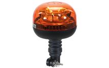 LED Rotating Beacon, Amber, Flexible Pin 12-24V