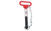 Red Handle Hitch Pin with Chain & Linch Pin 7/8x165.1mm