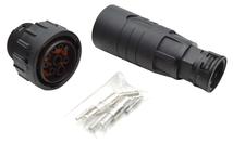 ISOBUS Plug DuraMate™ 2x45A (6mm²) With corrugated pipe adapter