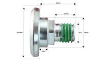 Mower Blade Retainer- M12 x26mm - Replacement for Fella