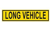 Long Vehicle Sign, 1020 x 250mm
