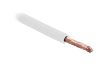 Electrical Cable - 1 Core, 1.5mm² Cable, White (Length: 50M)
