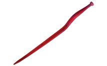 Loader Tine - Cranked 880mm, Thread size: M22 x 1.50 (H - fluted)